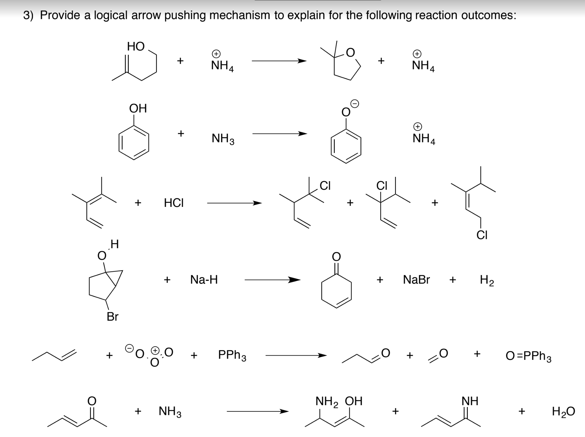Solved Provide a logical arrow pushing mechanism to explain | Chegg.com