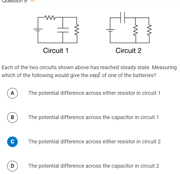Solved w Circuit 1 Circuit 2 Each of the two circuits shown | Chegg.com