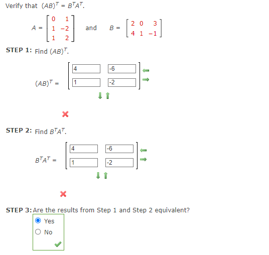 Solved Find x such that the matrix is equal to its own | Chegg.com