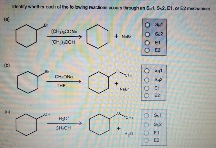Solved Identify Whether Each Of The Following Reactions