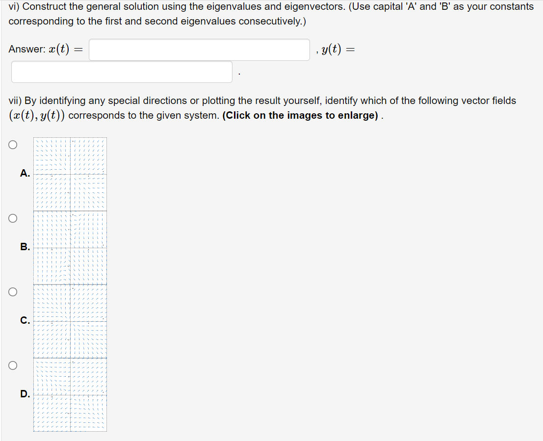 Solved (12 points) Consider the coupled first order linear | Chegg.com