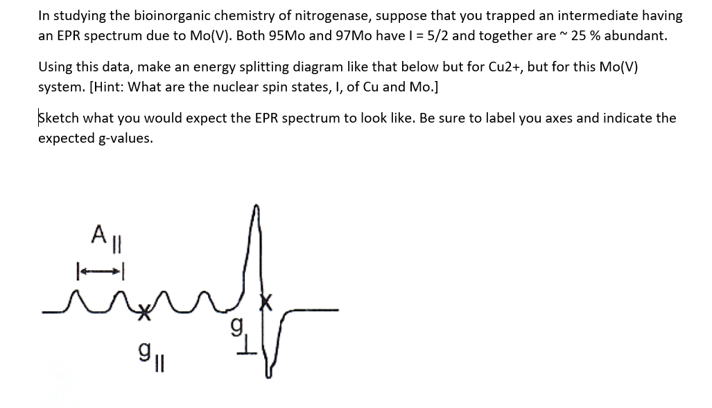 Solved In studying the bioinorganic chemistry of | Chegg.com