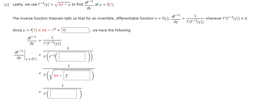 Solved Consider the function y=f(x). f(x)=64−x2,0≤x≤8,x=7 | Chegg.com