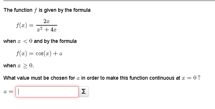 Solved The function fis given by the formula 2.0 f(x) = 24 | Chegg.com