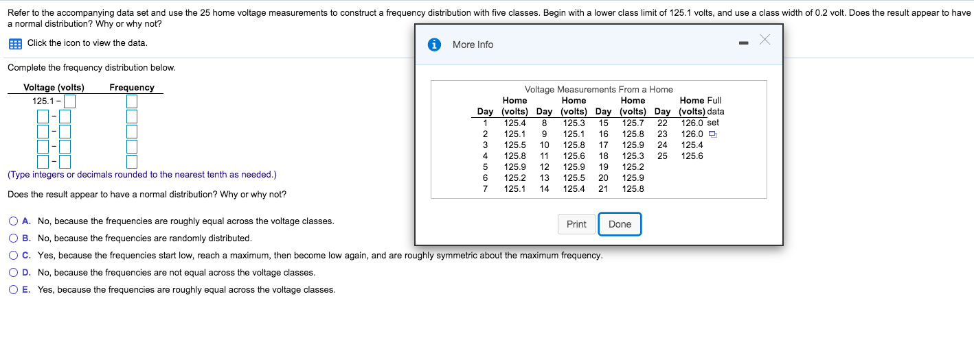 Solved Refer to the accompanying data set and use the 25 | Chegg.com