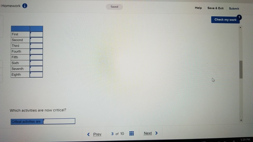 Solved Check my work Schedule resource load chart with Es | Chegg.com