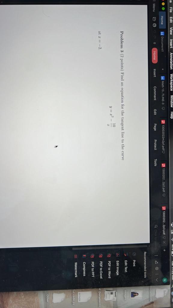 Solved File Window Edit View Insert Annotation Workspace | Chegg.com