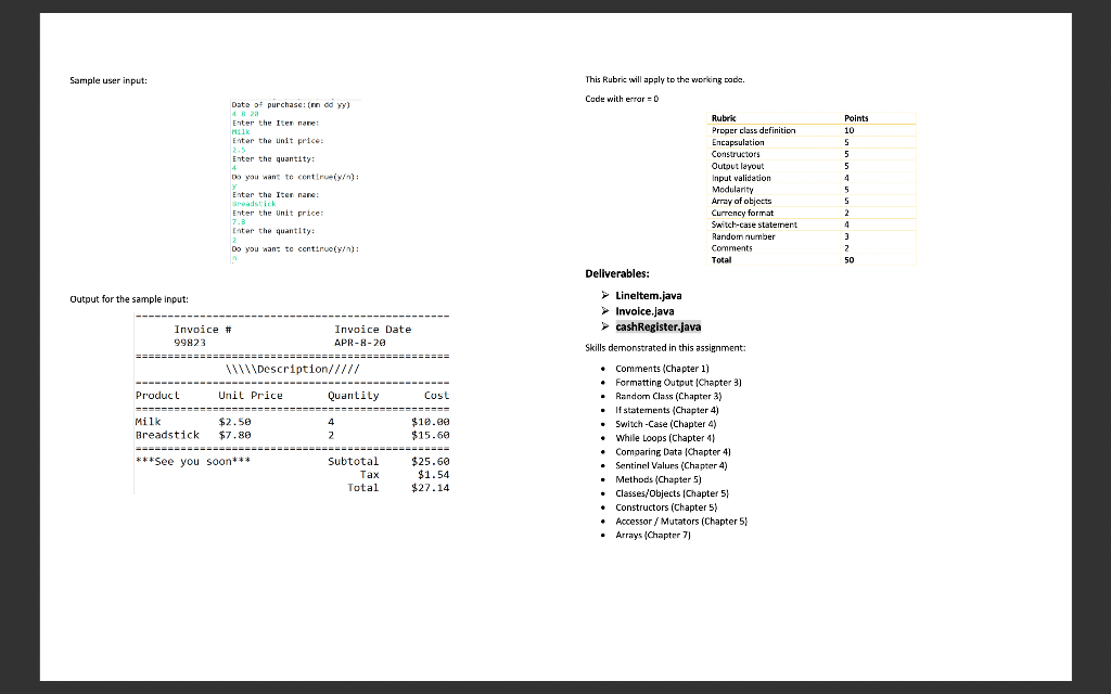 Solved This must be written in JAVA. Also, the program HAS | Chegg.com