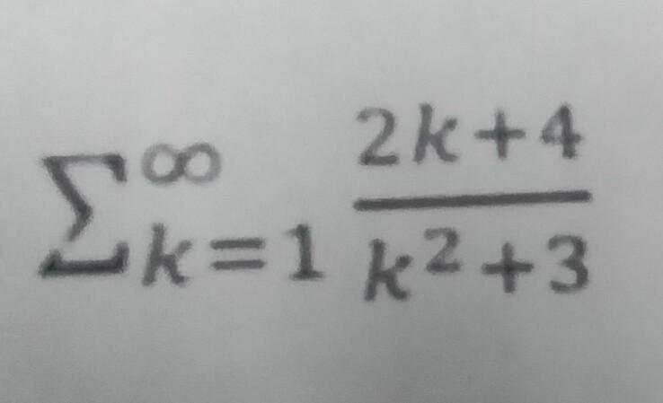 Solved Determine converges or diverges of the infinite | Chegg.com