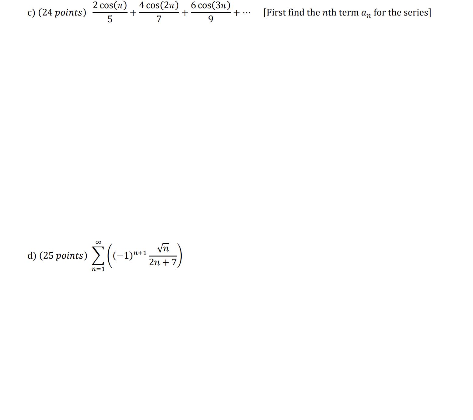 Solved c) (24 | Chegg.com