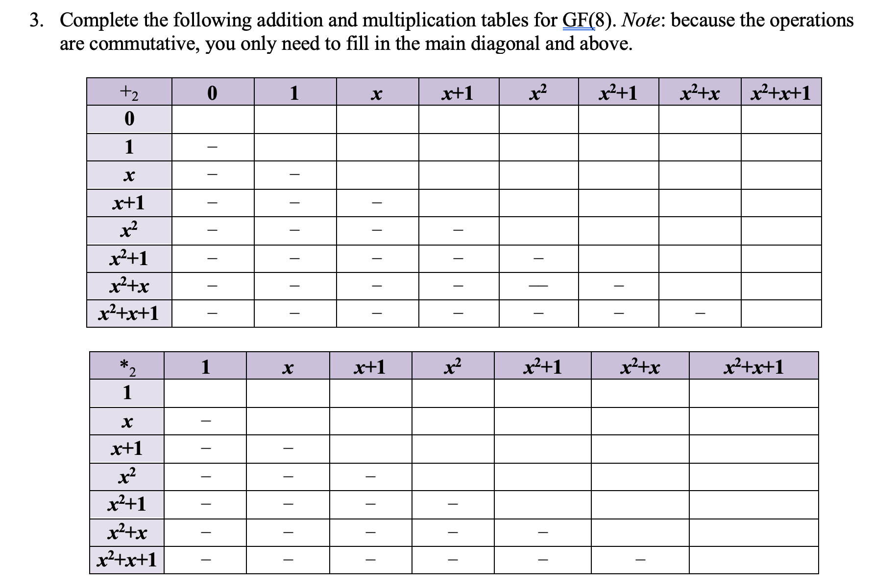 Solved 1. Factor (a) x5+x3+x2+x over Z2 (b) x6+x3+x2+1 over | Chegg.com