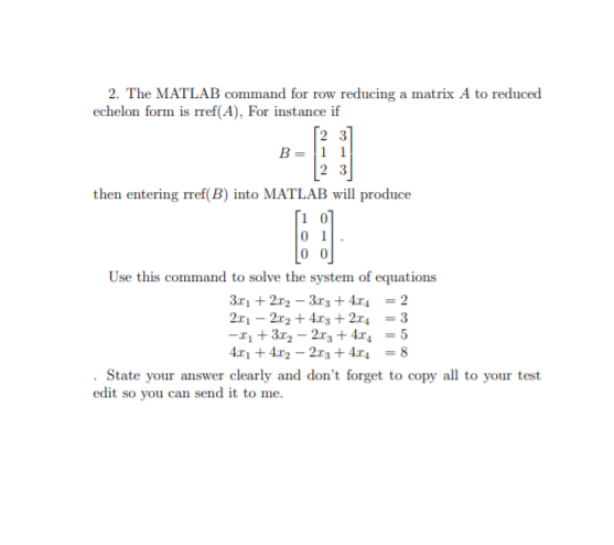 Solved 1 In This Problem We Explore Some Of The Common
