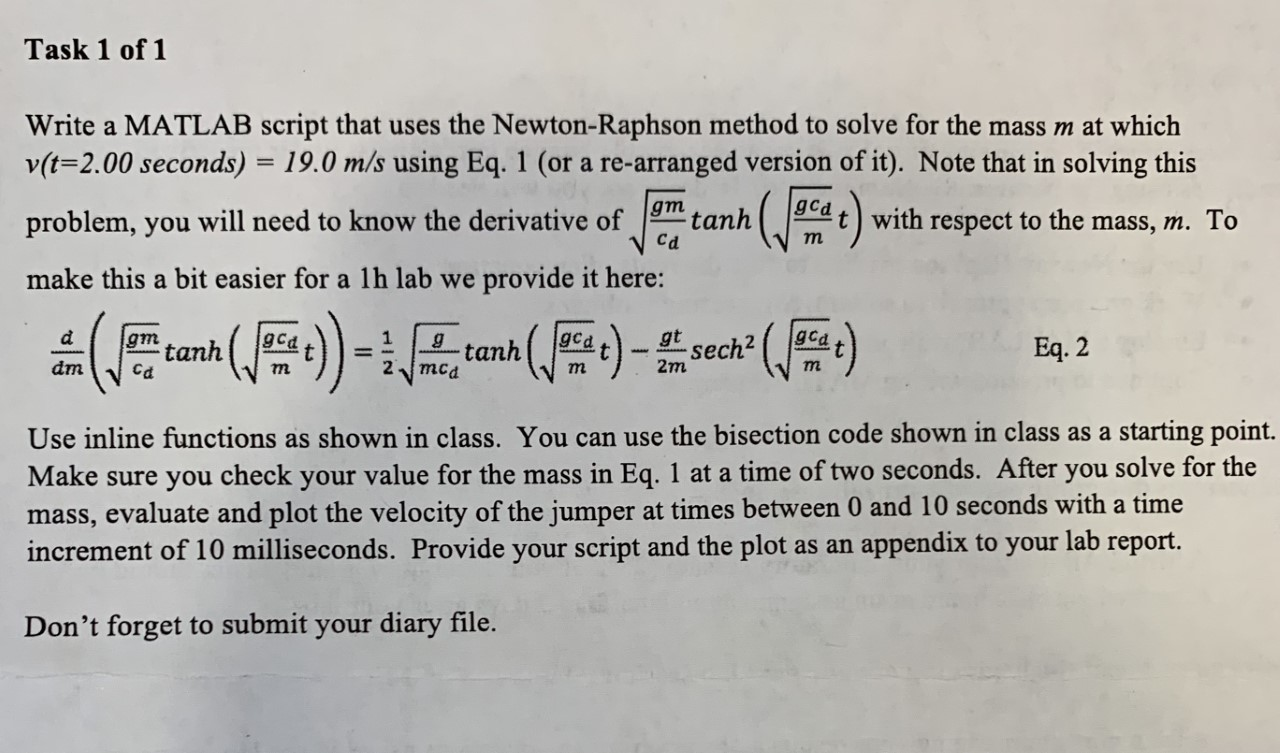Solved I am struggling on how to solve for "m" in the | Chegg.com