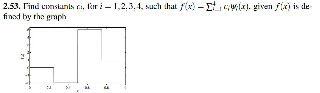 Solved 2.53. ﻿Find constants ci, ﻿for i=1,2,3,4, ﻿such that | Chegg.com
