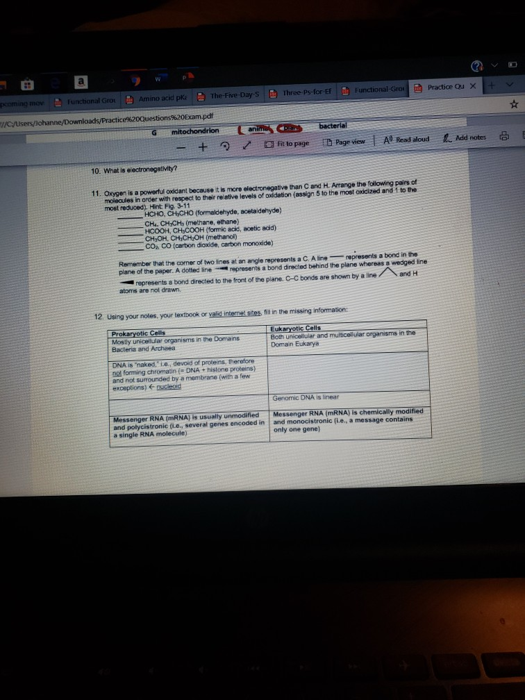 Solved oming mov Functional Groi Amino acid pke | Chegg.com