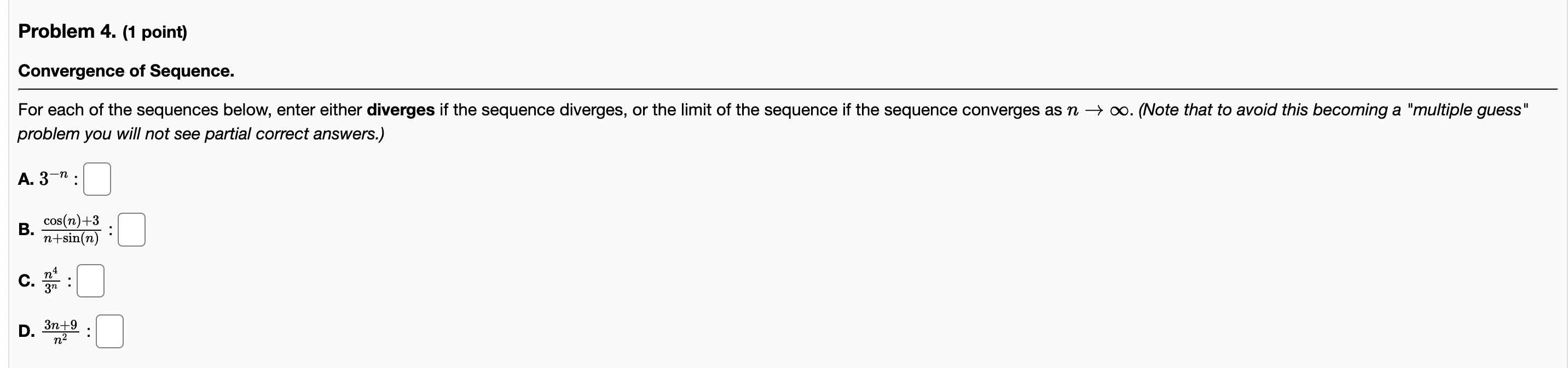 Solved 4 need help soon! please box answers so I know where | Chegg.com
