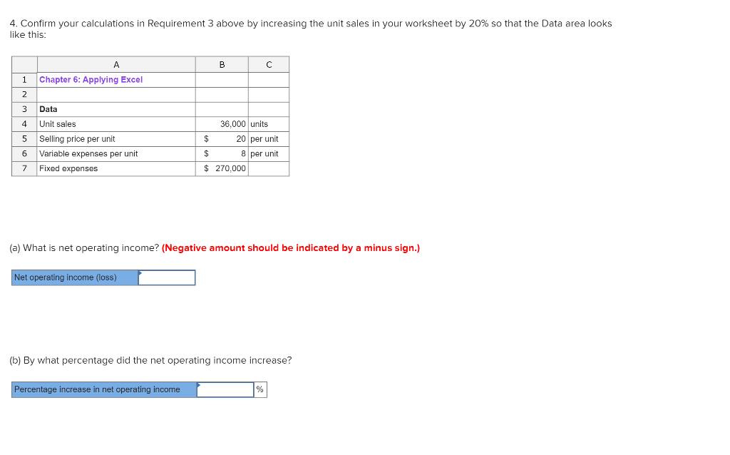 Solved u D E A B 1 Chapter 6: Applying Excel 2. 3 Data 4 | Chegg.com