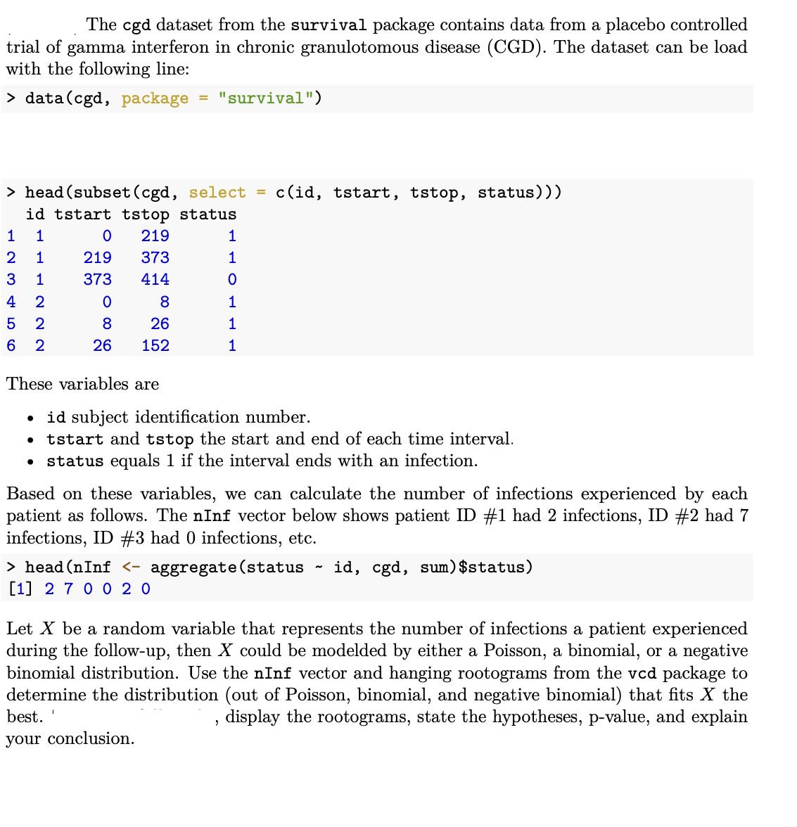 ONLY IN RSTUDIO CODE.ONLY IN RSTUDIO CODE.ONLY IN | Chegg.com