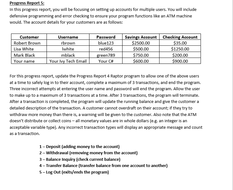 This is in RAPTOR i have completed the ATM part of | Chegg.com