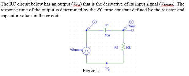 Solved You will be building several RC circuits in lab and | Chegg.com