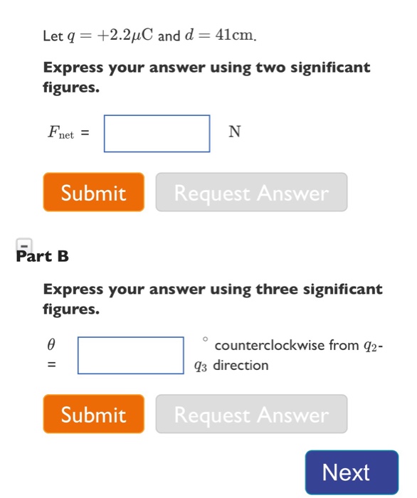 Solved Find the direction and magnitude of the net | Chegg.com