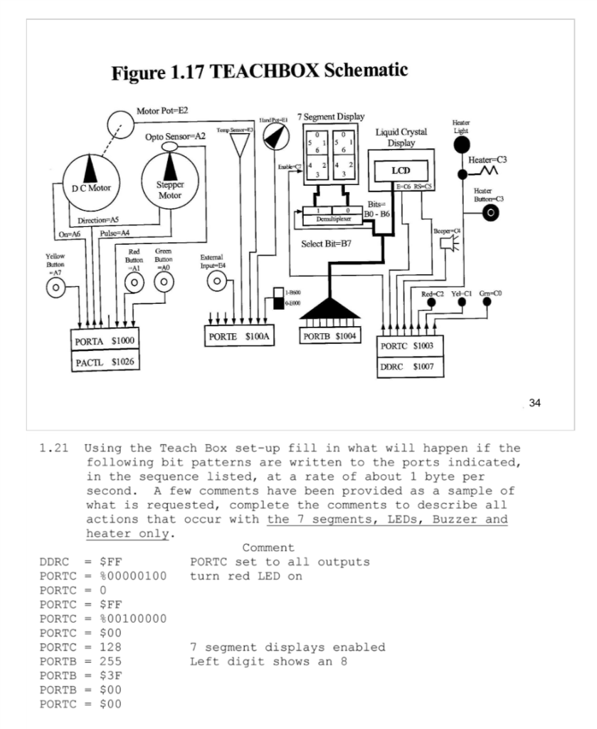 Solved Figure 1.17 TEACHBOX Schematic Motor Pot-E2 and Ei 7 | Chegg.com
