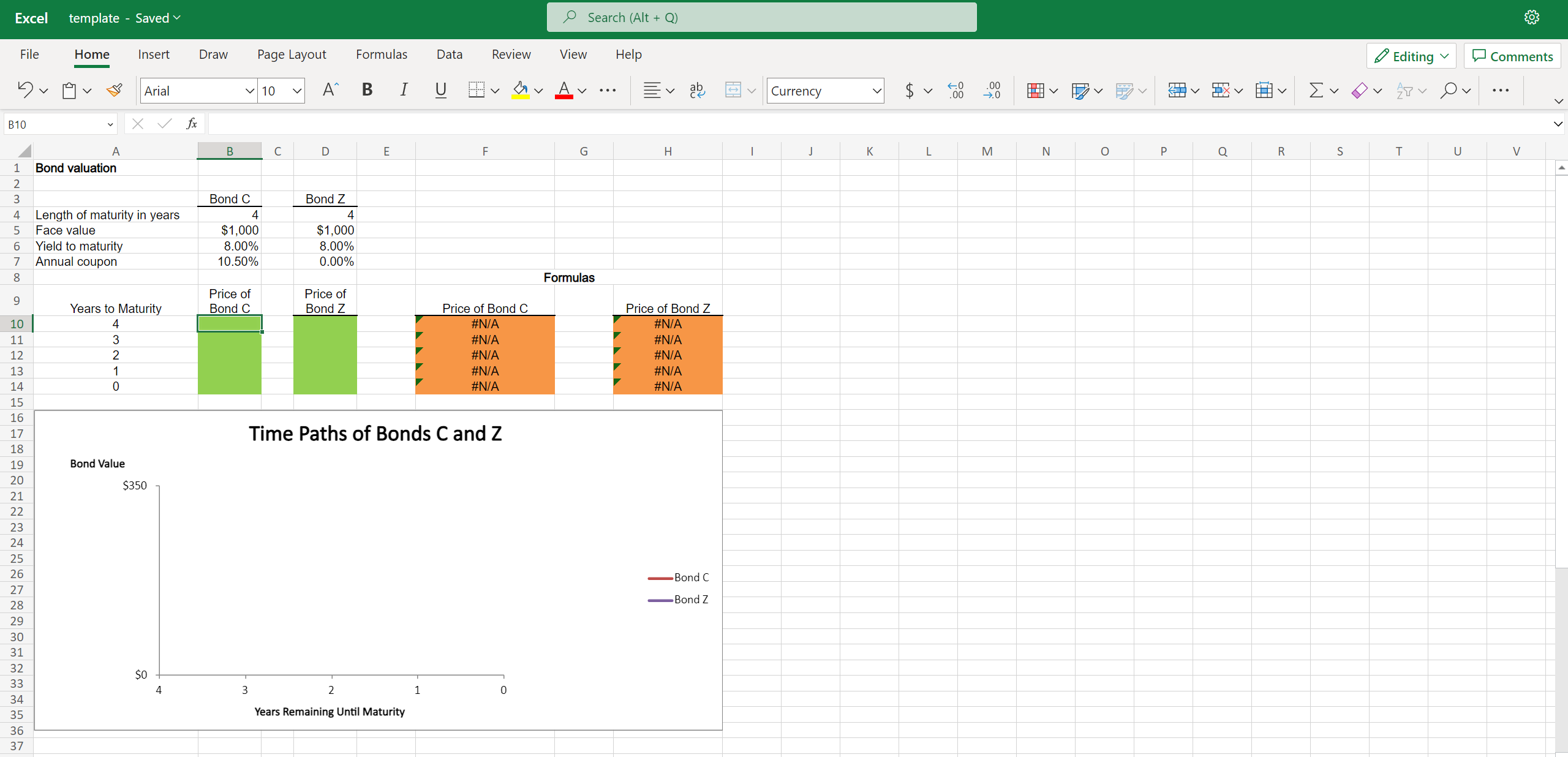 Solved bond. The data has been collected in the Microsoft | Chegg.com