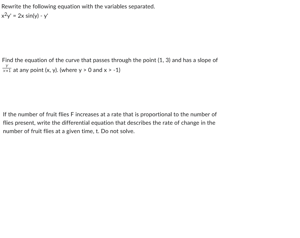 Solved Rewrite the following equation with the variables | Chegg.com