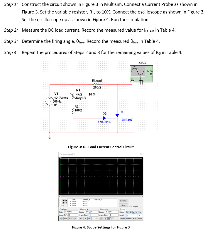 Solved Step 1: Construct the circuit shown in Figure 3 in | Chegg.com
