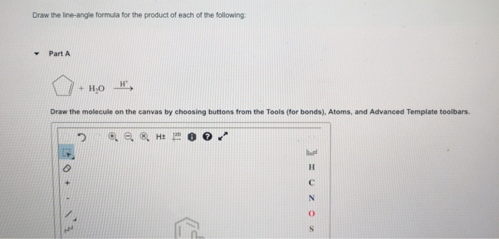 Solved Draw the line-angle formula for the product of A, B & | Chegg.com