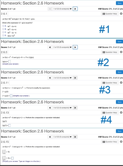 Solved Homework Section 2 6 Homework Score 0 Of 1 Pt 2 6 1