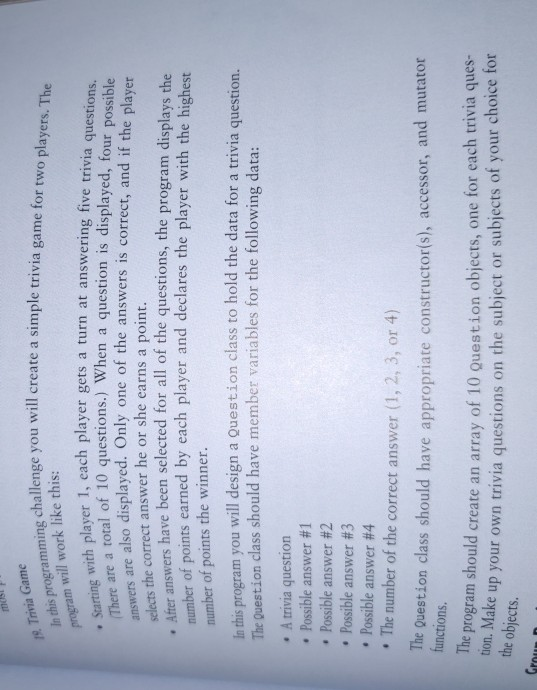 Solved I need help with this assignment from Tony Gaddis | Chegg.com