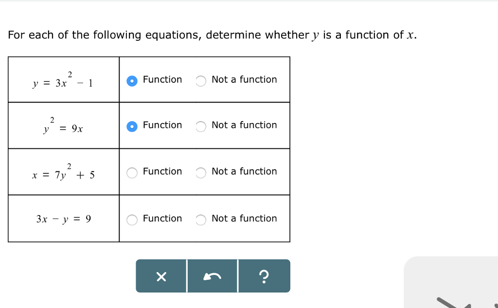 Solved For Each Of The Following Equations Determine
