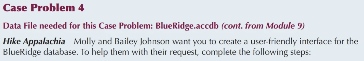 Solved Case Problem 4 Data File needed for this Case | Chegg.com