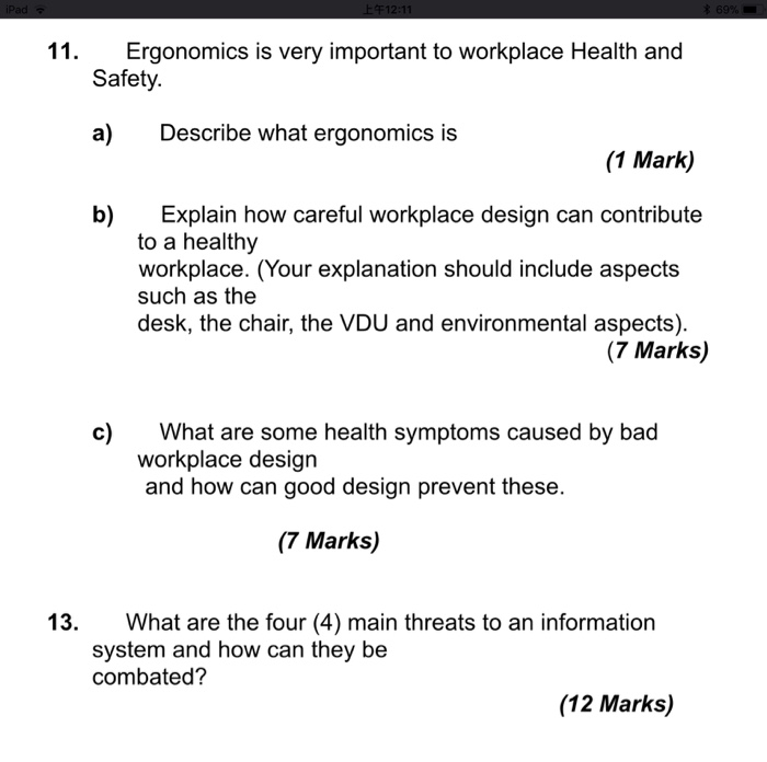 Solved 1. List the five components of a computer system. | Chegg.com
