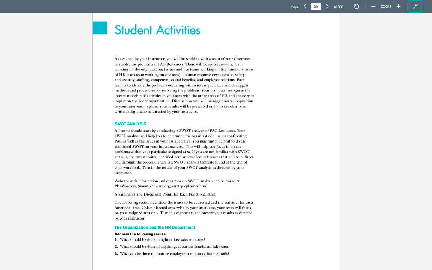 Solved Student Activities As assigned by your instructor, | Chegg.com