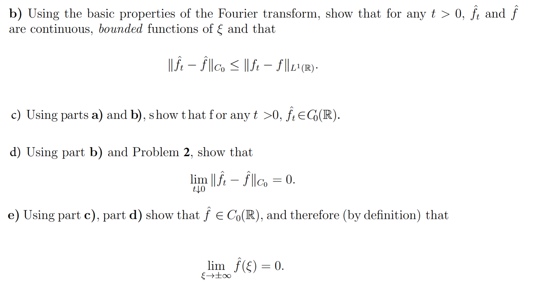 Solved Problem 3 Let R>0 be a real number, and let f:R→C be | Chegg.com