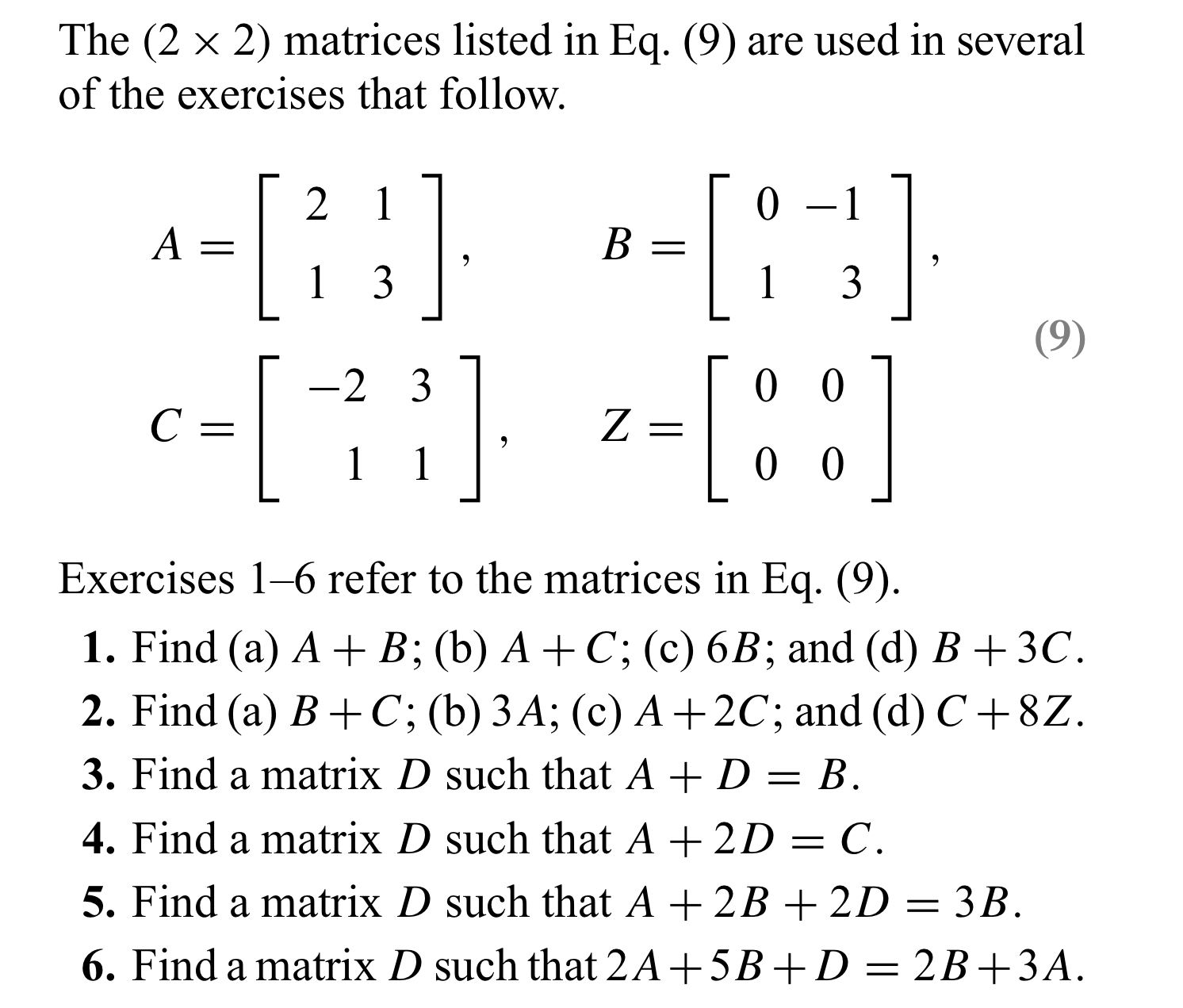 Solved I need #2 following the matrices and using the same | Chegg.com