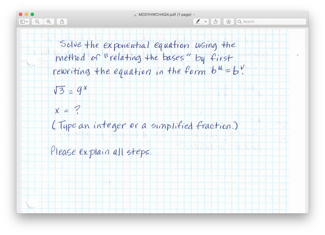 Solved Solve the exponential equation using the method of | Chegg.com Solved Solve the exponential equation using the method of | Chegg.com