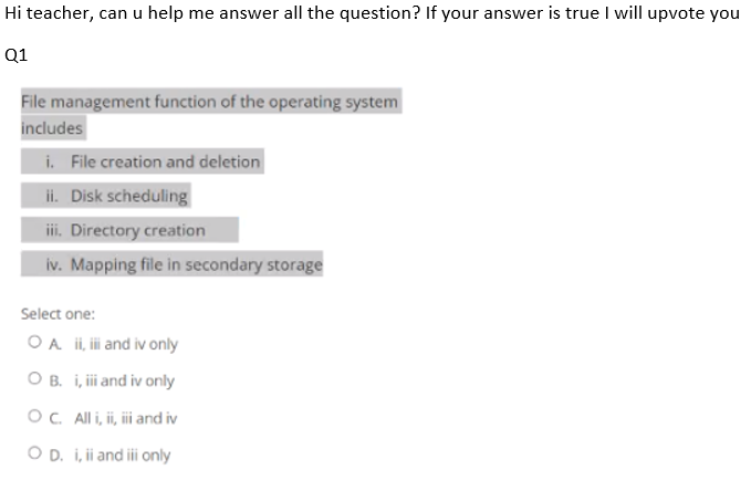 Solved Hi teacher, can u help me answer all the question? If | Chegg.com