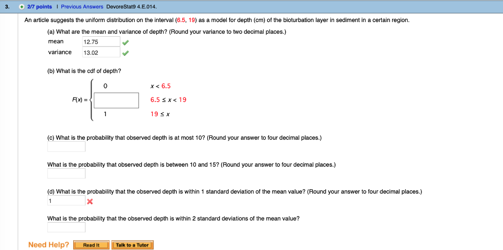 Solved 3 2 7 Pointsi Previous Answers Devorestat9 4 E 014