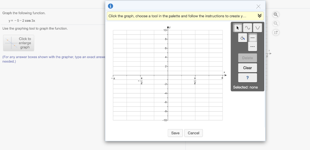 Solved Graph the following function. Provide amplitude, | Chegg.com