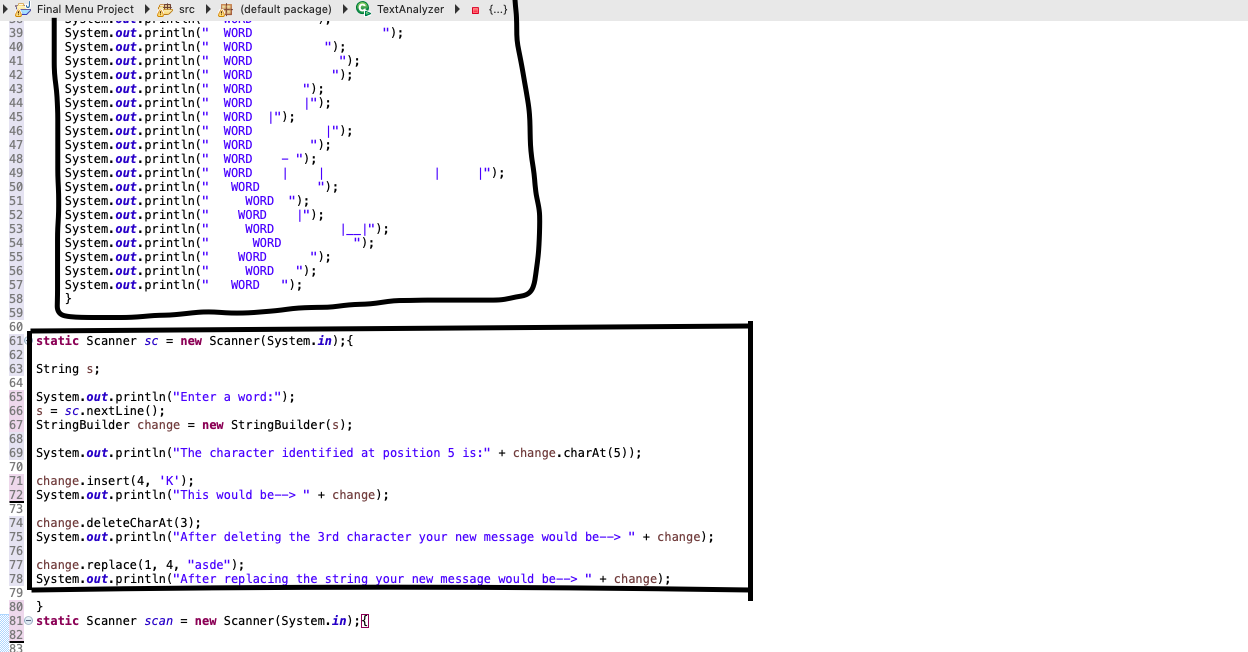 Solved Java programming This class contains different | Chegg.com