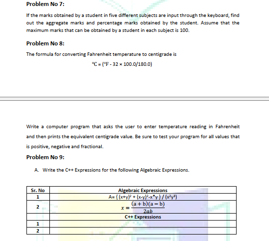 Solved Answer these all problem step by step with problem | Chegg.com