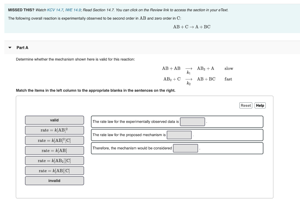 Solved MISSED THIS? Watch KCV 14.7, IWE 14.9; Read Section | Chegg.com