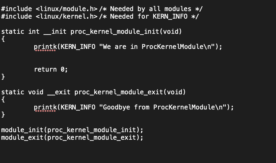 Solved About a Linux kernel module This is Makefile obj-m | Chegg.com