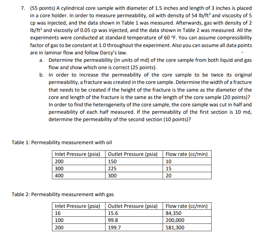 Solved Please answer both subparts with work and show the | Chegg.com