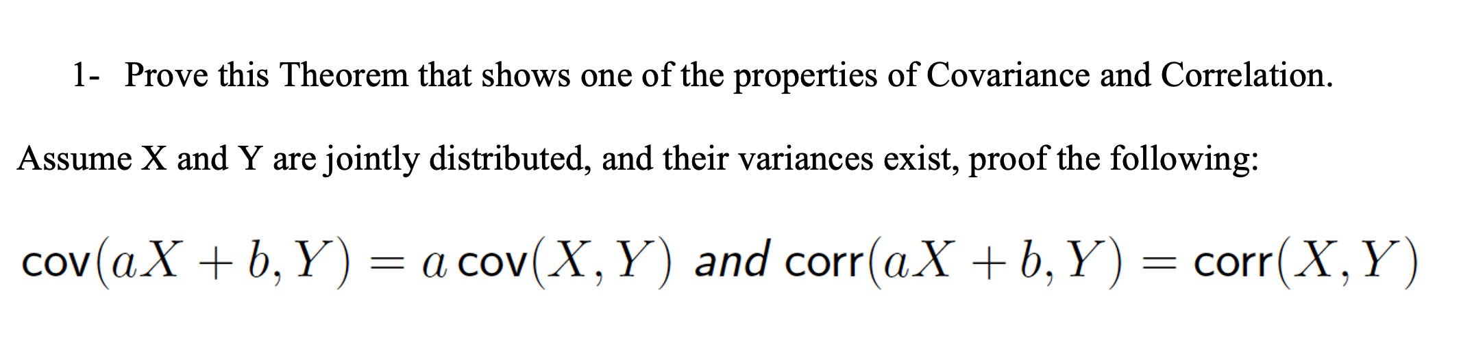 Solved 1- Prove this Theorem that shows one of the | Chegg.com