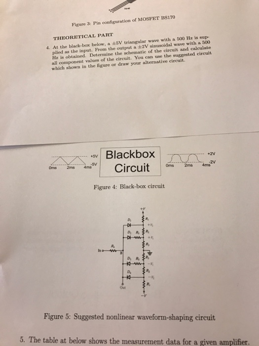 Solved Figure 3: Pin configuration of MOSFET BS170 | Chegg.com