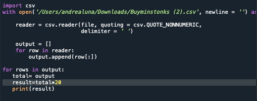 Solved How can I make my program to split the numbers on csv | Chegg.com